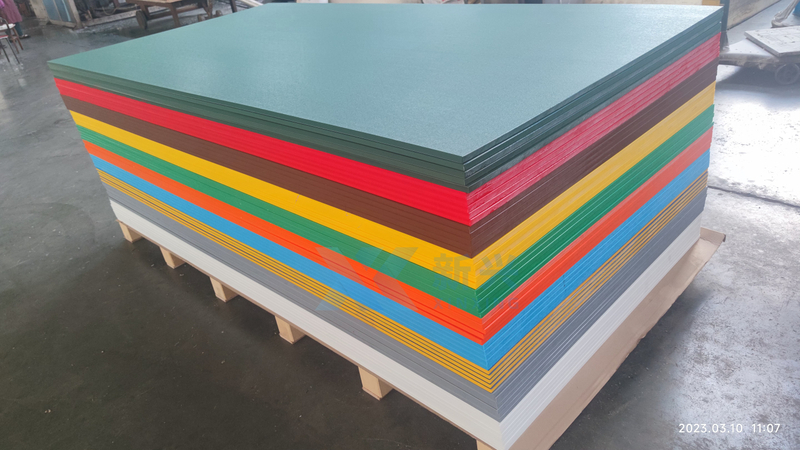 Textured HDPE Board Double Color Three Layer Orange Peel HDPE Plastic ...